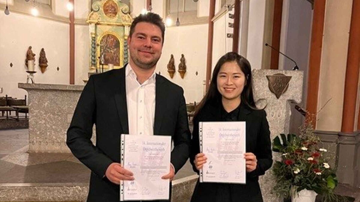 Eunsu Kim und David Kiefer gewinnen Orgel-Wettbewerb - Hochschule für ...